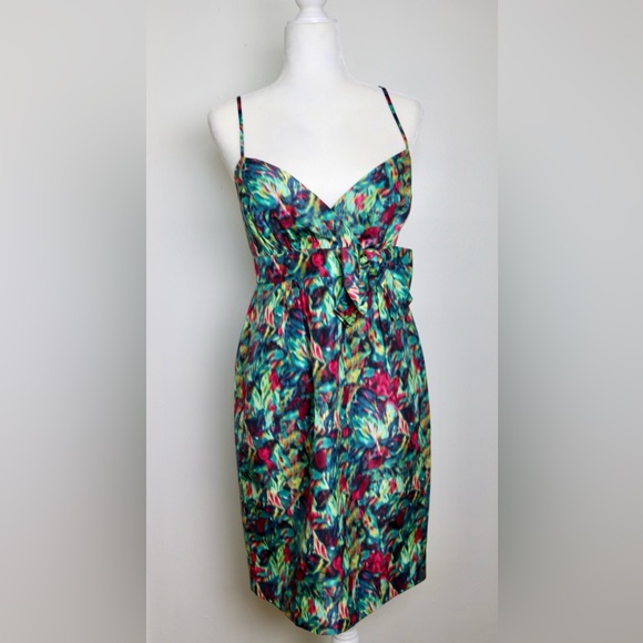 J. Crew Collection | Dresses | Silk J Crew Collection Colorful Dress ...